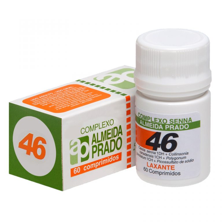 COMPLEXO HOMEOPÁTICO ALMEIDA PRADO Nº46(LAXANTE) CAIXA COM 60 ...
