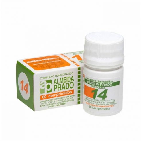 COMPLEXO HOMEOPÁTICO ALMEIDA PRADO Nº14(DISPEPSIA) CAIXA COM 60 ...