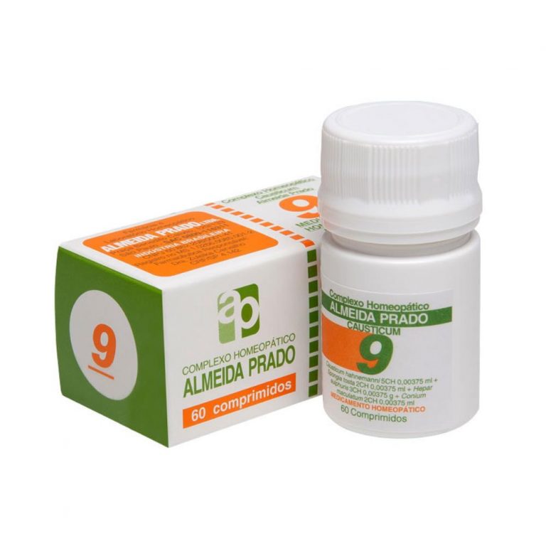 COMPLEXO HOMEOPÁTICO ALMEIDA PRADO Nº9(TOSSE) CAIXA COM 60 COMPRIMIDOS ...