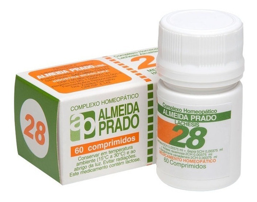 COMPLEXO HOMEOPÁTICO ALMEIDA PRADO Nº28(MENOPAUSA) CAIXA COM 60 ...